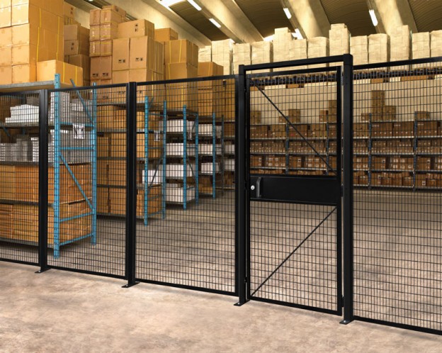 Wire Security Room Partitions - Beacon Industries Material Handling ...